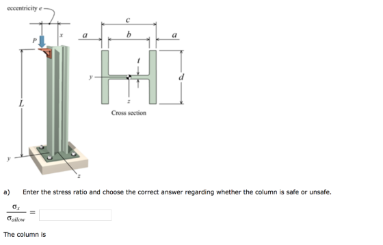 P16.042 (GO Tutorial) The structural steel column shown in the figure ...