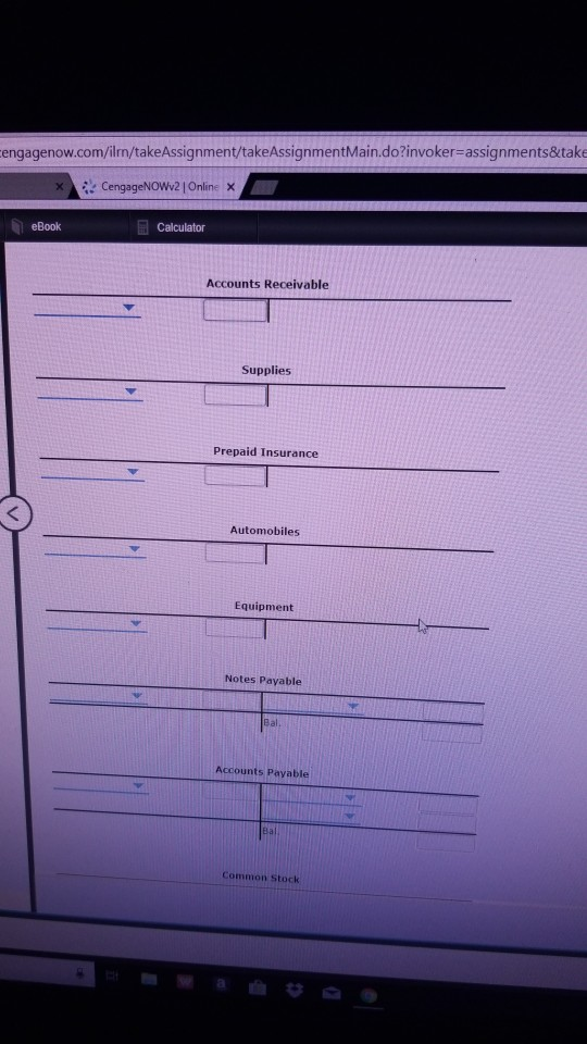 Entries into T accounts and Trial Balance ken Jones, an architect ...