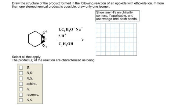 Draw the structure of the product formed in the following reaction of ...