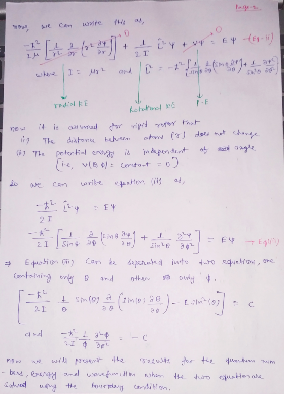 Derive the formula for the degeneracy of a 3D rigid rotor as a function ...