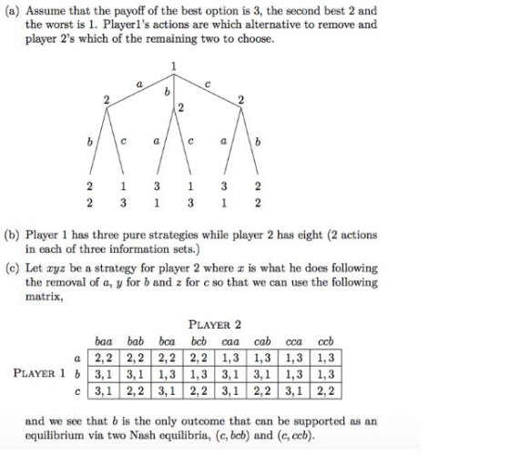 or 5. 1. Consider the following game tree. In this tree, a player, say ...