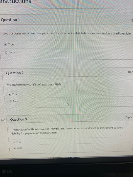 Instructions Question 1 Two Purposes Of Commercial Paper Are To Serve instructions-question-1-two-purposes-of-commercial-paper-are-to-serve