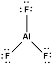 What is the electron shape for F in AlF3 - HomeworkLib