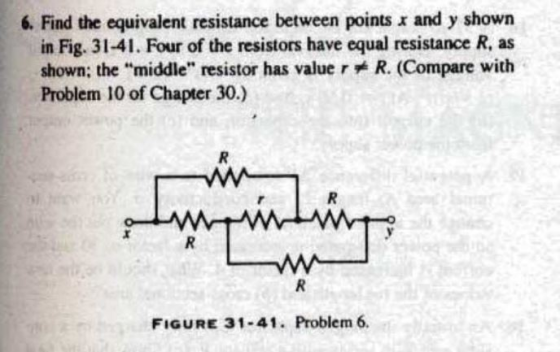Hi Can you please solve this physics problem. Find the equivalent ...