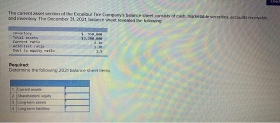 chech-the-current-asset-section-of-the-excalibur-tire-company-s-balance