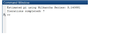Calculation of the value of pi: The Nilakantha Series was developed in ...