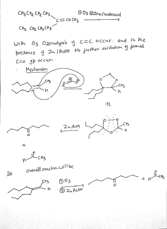 [Review Topics] [References] The alkene shown below is treated ...