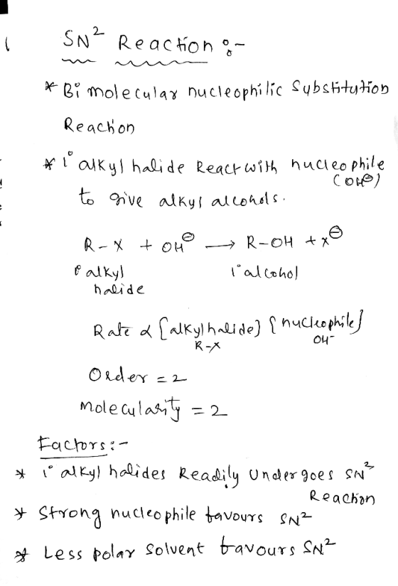 What is SN2 reaction? What factors affect SN2 reaction? - HomeworkLib