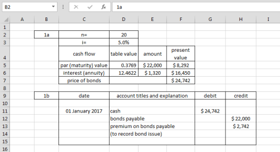 Problem 10-1AA Computing bond price and recording issuance LO C2, P1 ...