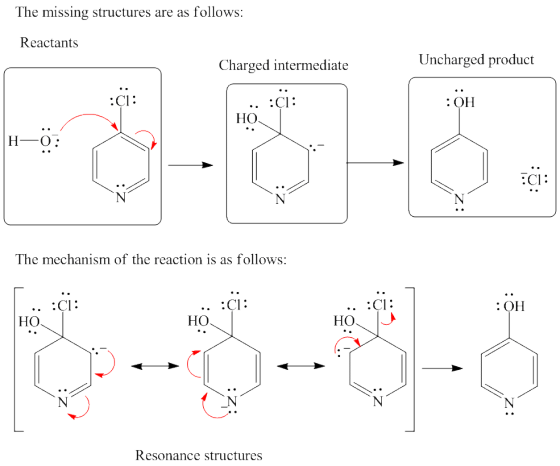 Pyridine reacts with hydroxide by nucleophilic aromatic substitution ...