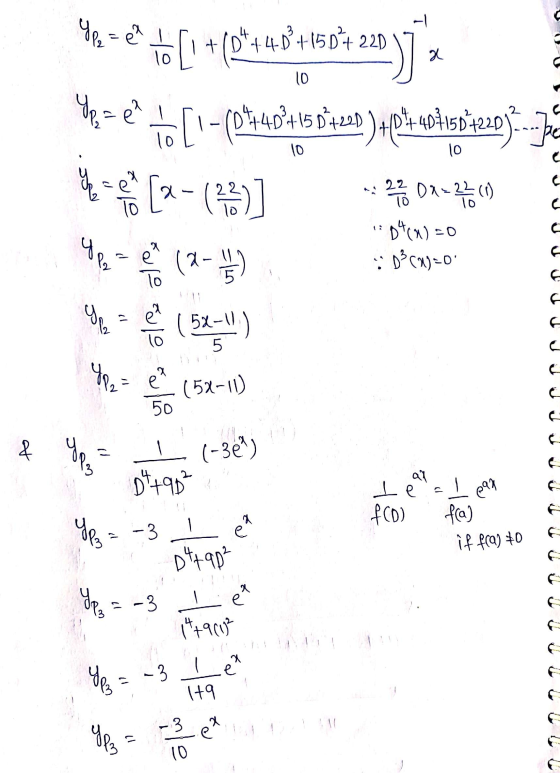 8. Determine the appropriate form of the particular solution for the ...