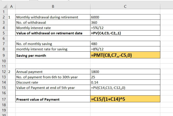 1. You want $6,000 per month in your retirement. You expect to retire ...