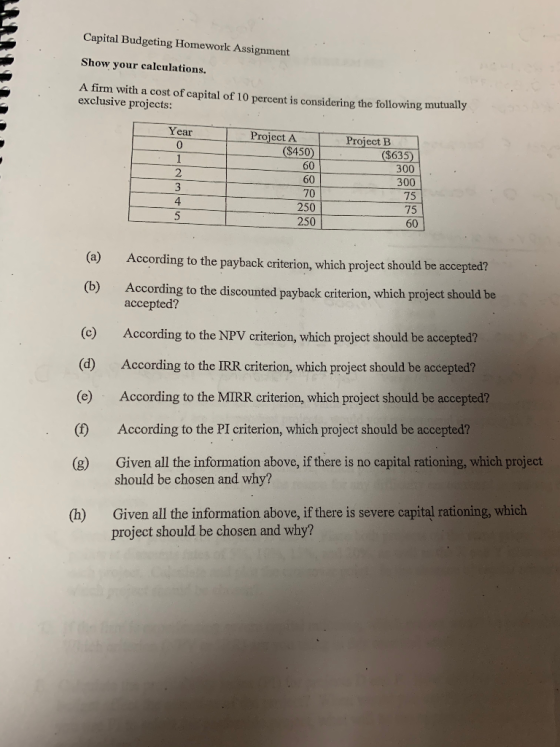 Capital Budgeting Homework Assignment Show Your Calculations A Firm capital-budgeting-homework-assignment-show-your-calculations-a-firm