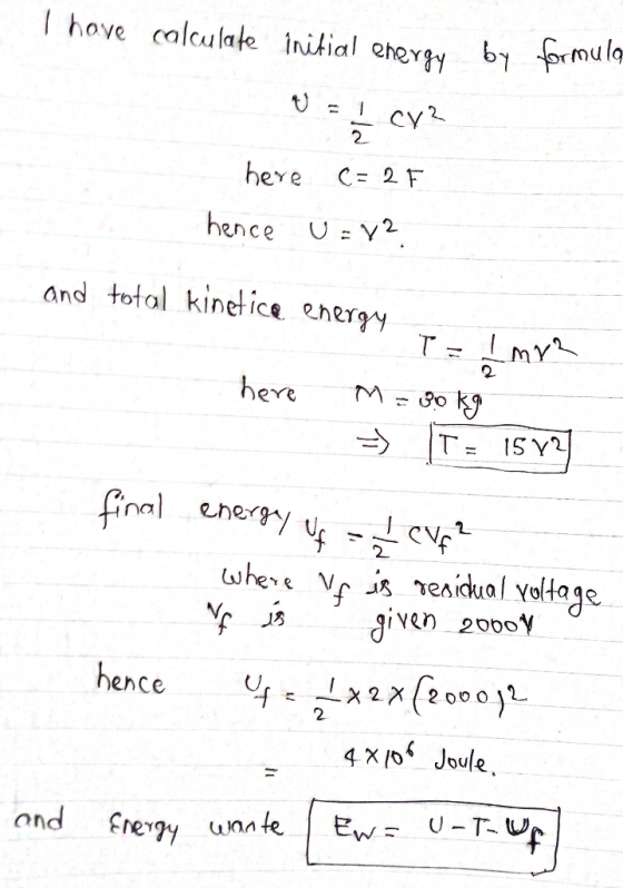 Using Excel Question 2: An electromagnetic projectile launcher has been ...