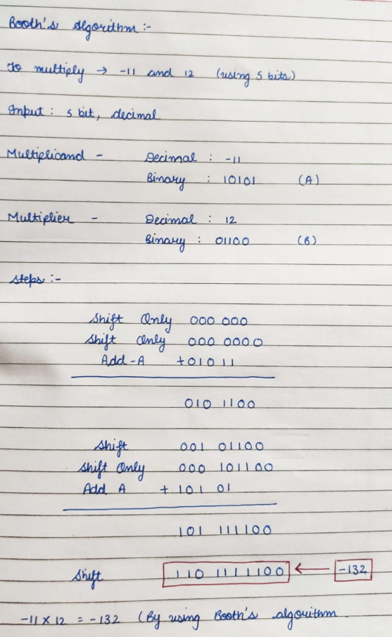 use-booths-algorithm-to-multiply-11-and-12-using-5-bits-homeworklib