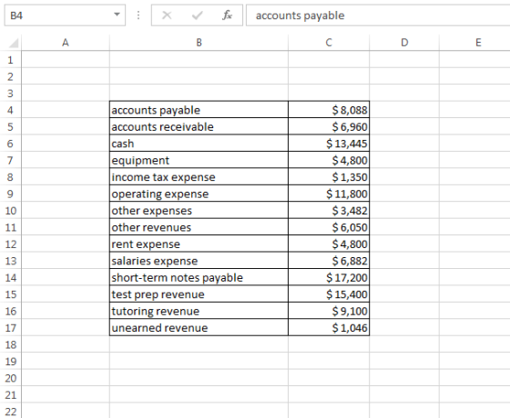 Ac313 Preparing an Income Statement using Excel's SUM, IF and Basic ...