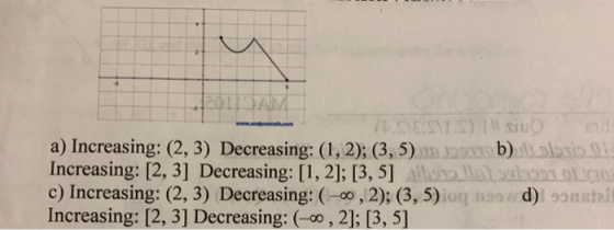 6. Determine the largest open intervals of the domain over which each ...