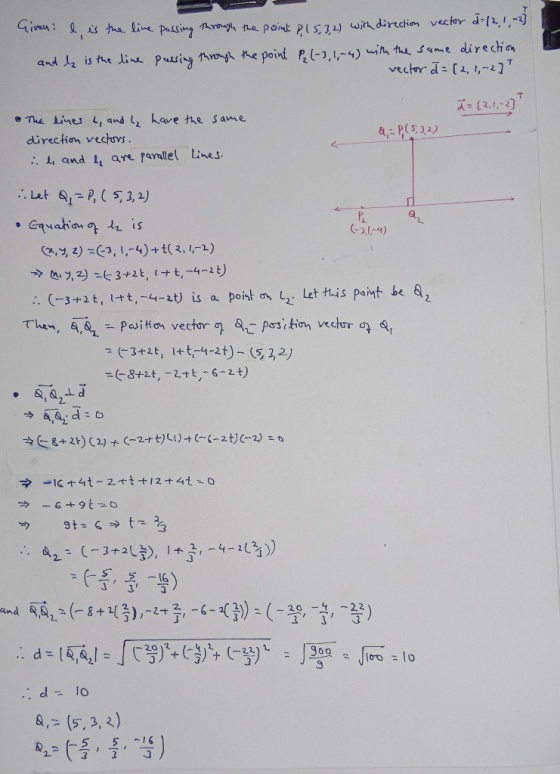 let-l1-be-the-line-passing-through-the-point-p1-5-3-2-with-direction